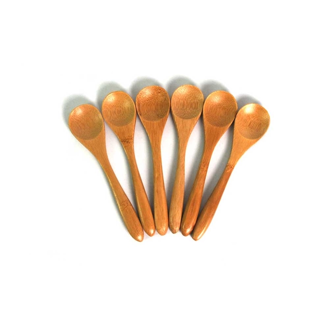 Conjunto de Colheres de Bambu