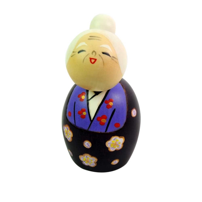 Bonecos Kokeshi Ojiisan e Obaasan