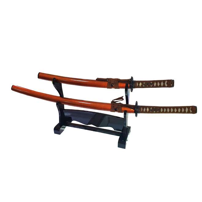 Jogo de Katanas Decorativas Bronze - 3 peças
