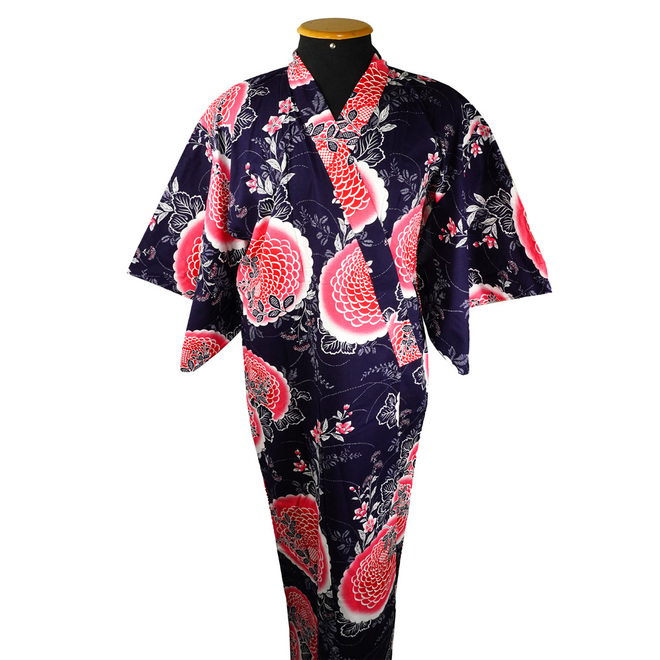 Yukata de Algodão Japonês Flower – 153cm x 62,5cm