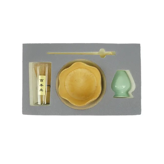 Kit Matcha de Bambu - 4 Peças
